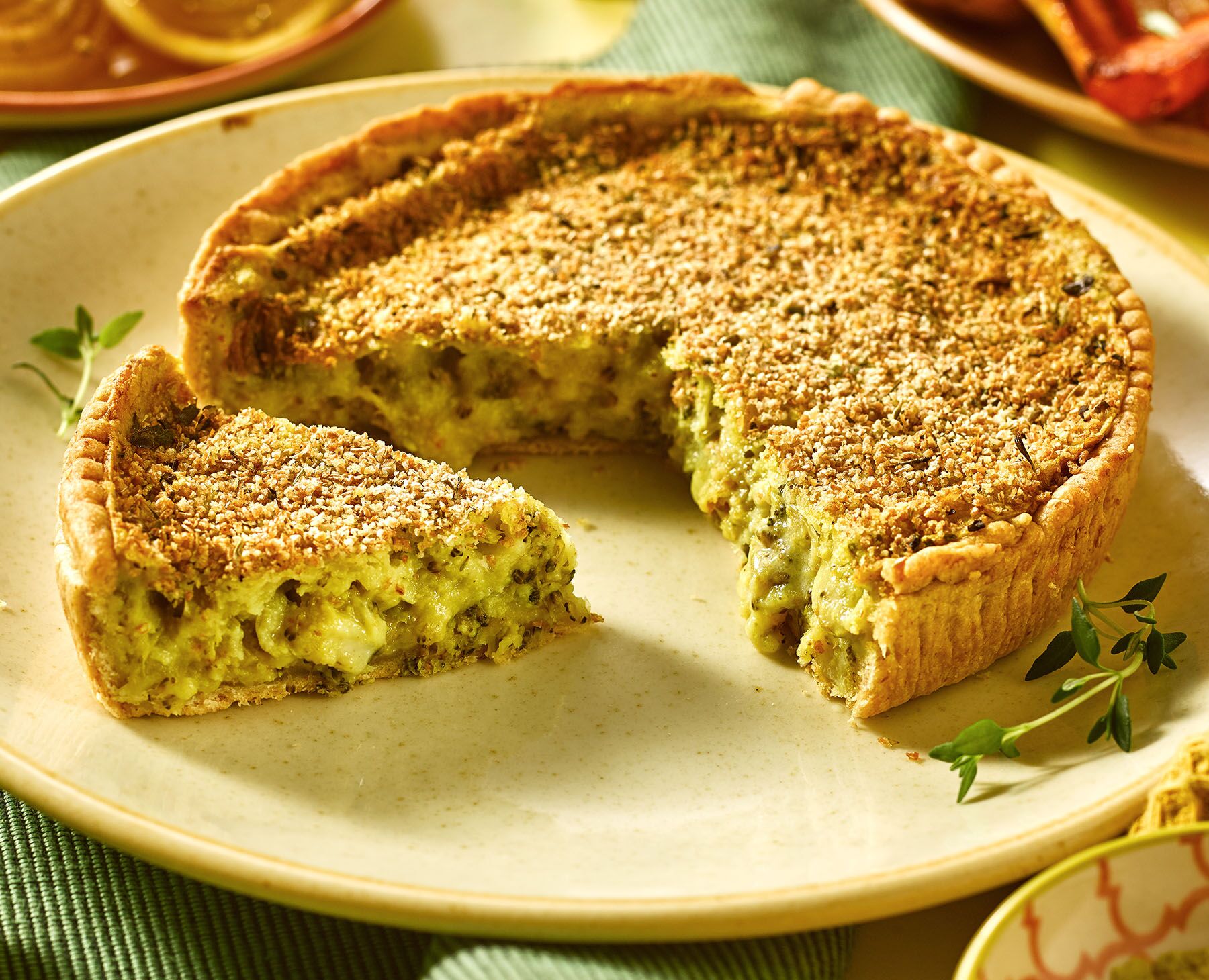 Cheesy Broccoli Shortcrust Quiche | Clive’s